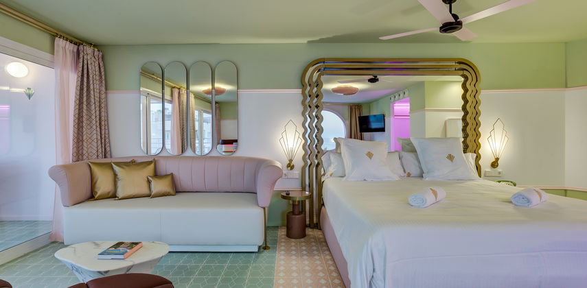 Movie and art star-themed rooms | Grand Paradiso Ibiza