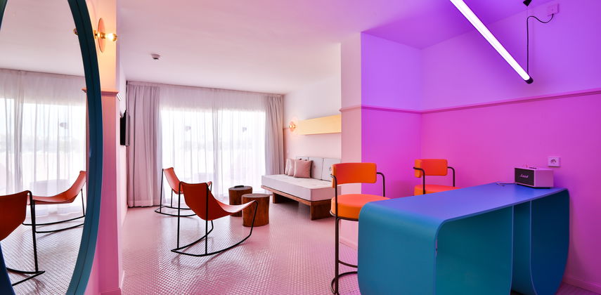 Rooms that are pure media art | Paradiso Ibiza Hotel Art