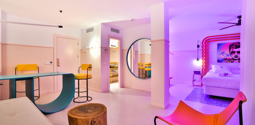 Rooms that are pure media art | Paradiso Ibiza Hotel Art
